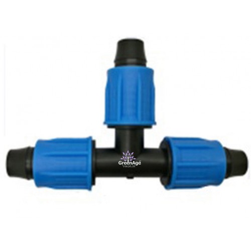 T Connector Joiner with lock connector for 16mm