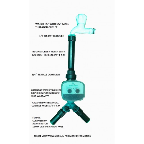 HEAD UNIT FOR AUTOMATIC MICRO DRIP IRRIGATION
