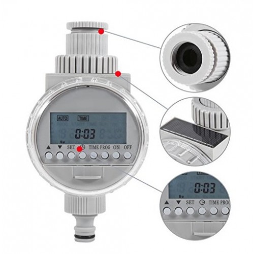 WATER TIMER DIGITAL SOLAR POWERED
